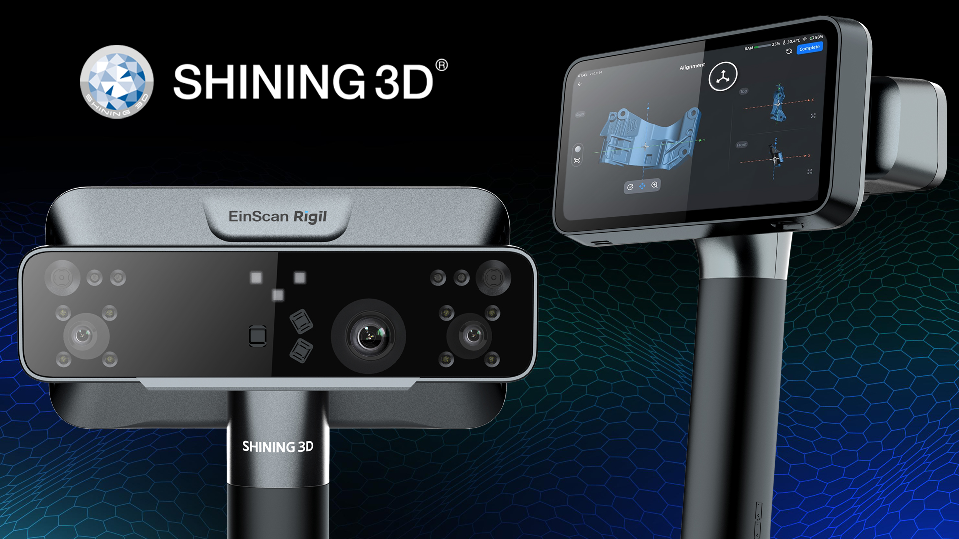 EinScan Rigil - Der weltweit erste Tri-Mode-3D-Laserscanner | Laserscanning Europe GmbH